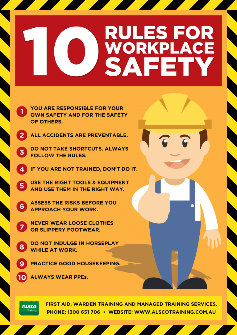 WORKPLACE SAFETY: 10 Rules and Guidelines | The Leading Business ...